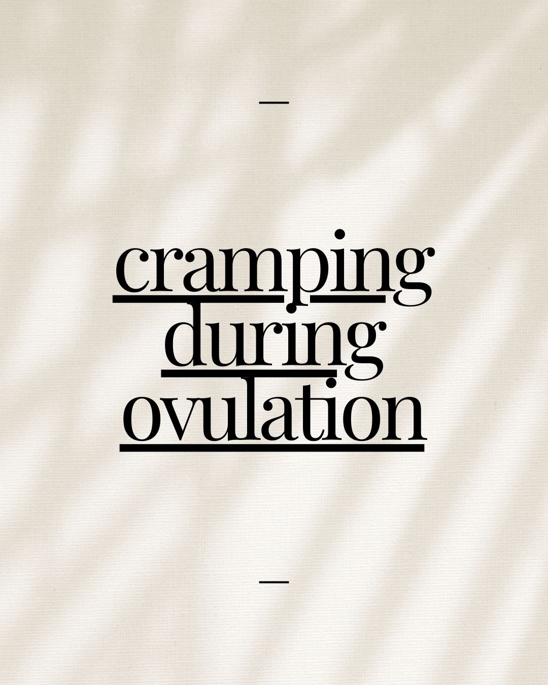 Cramping During Ovulation: Understanding the Modern Conversation Around ...